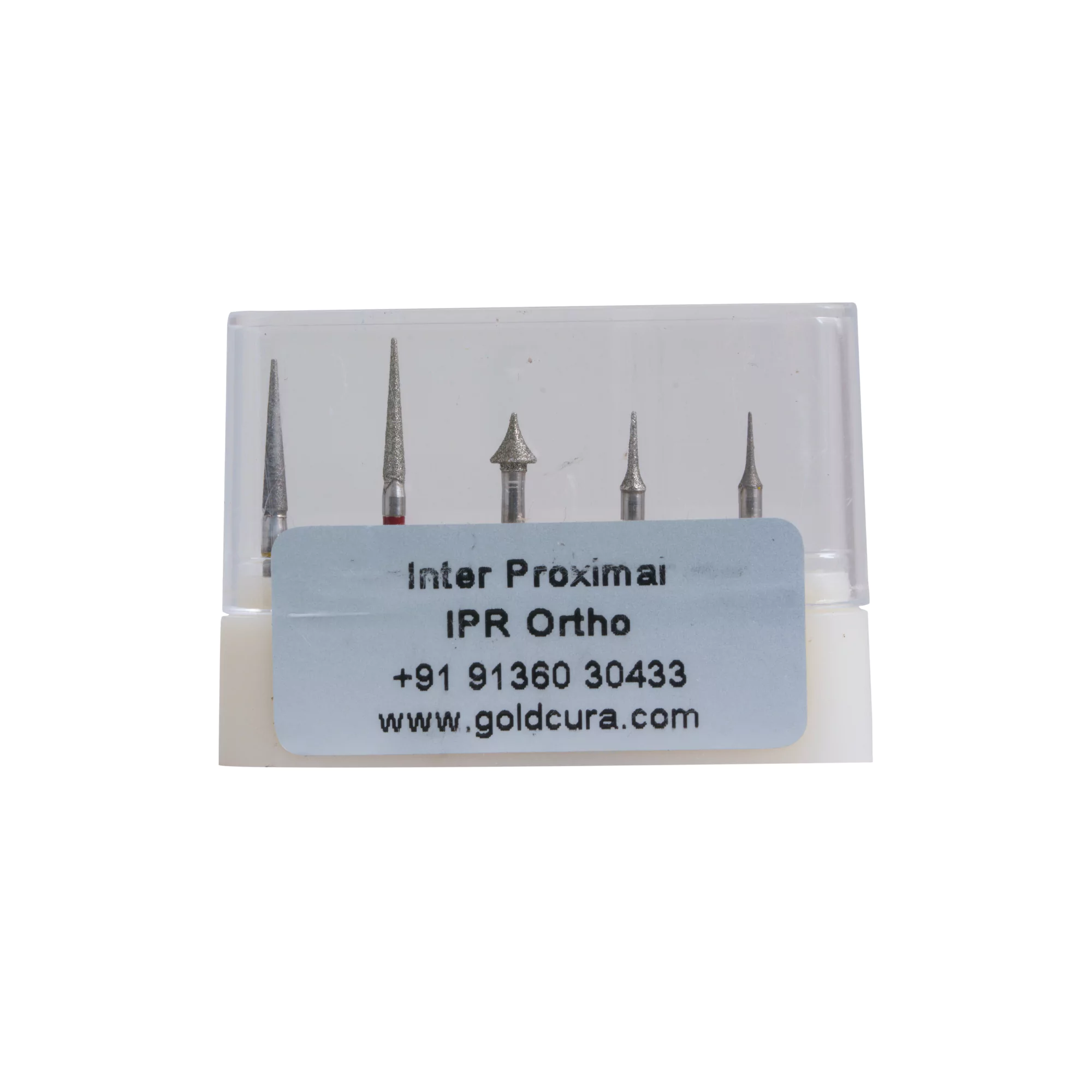 Interproximal Enamel Reduction Bur Kit | IPR Bur Kit for Ortho - Gold Cura